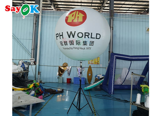 LED Bracket Floor Inflatable Balloon Interactive Decoration Light Event ...