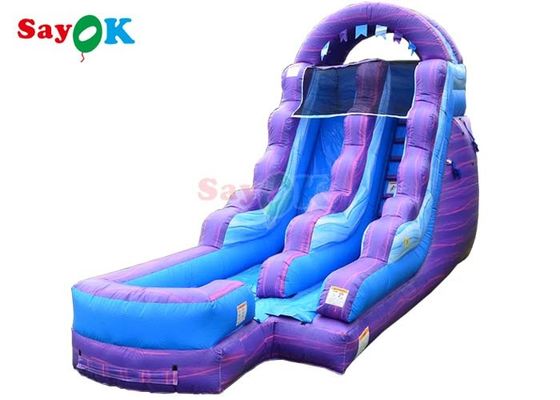 Giant Garden Games Water Inflatable Water Slide Purple Inflatable ...