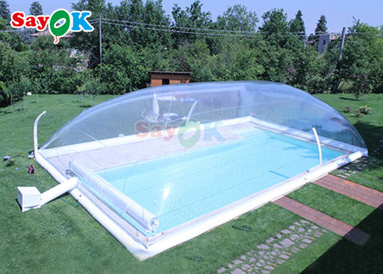 Custom Swimming Pool Cover Transparent Inflatable Pool Tent Winter ...