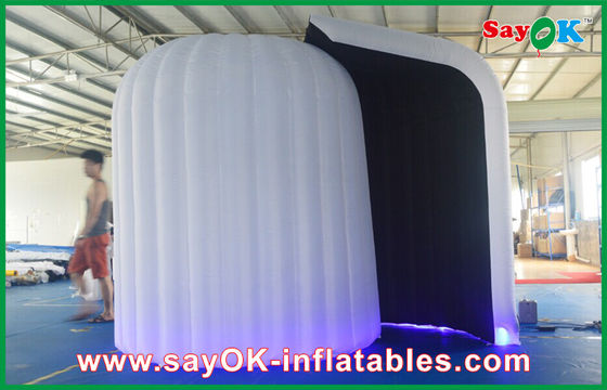 Advertising Booth Displays Rounded Inflatable Photo Booth Fire-Proof ...