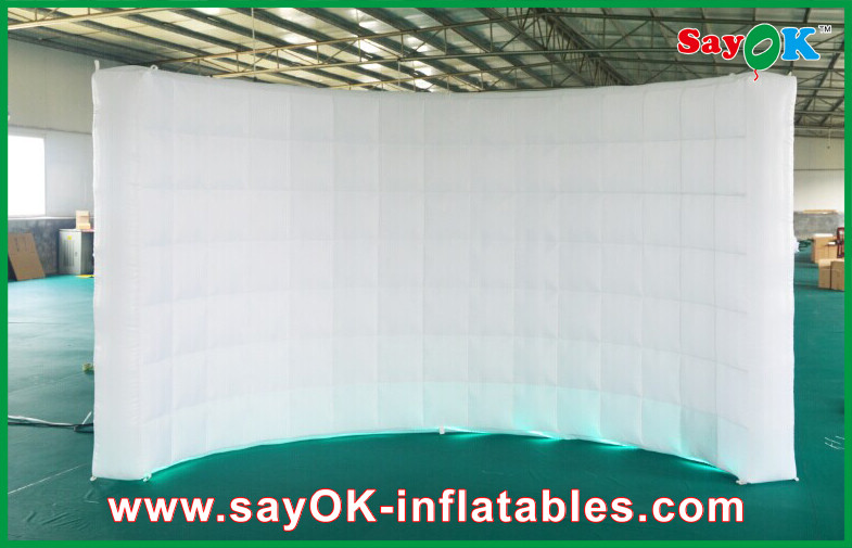 Party Decoration Inflatable Wall Led Lights White Inflatable Wall ...