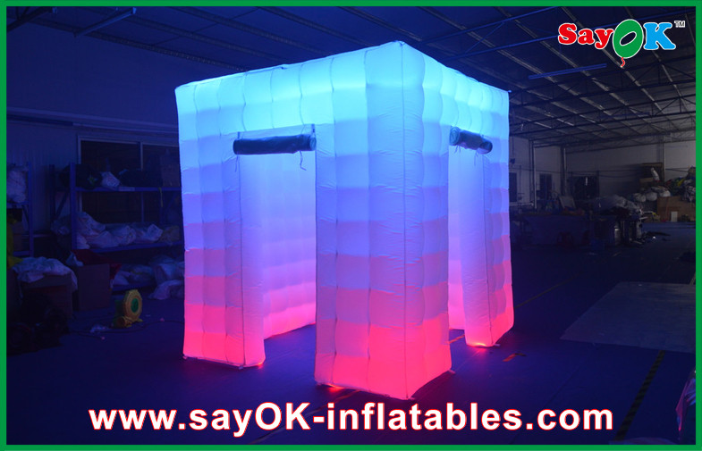 Inflatable Party Decorations 2.4x2.4x2.5m Big Inflatable Led Photo ...