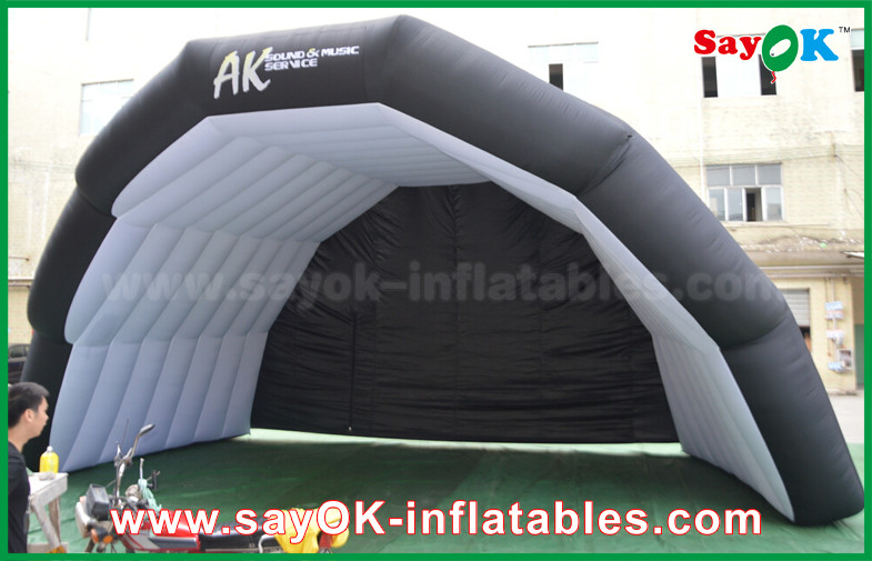 Inflatable Tent Camping Giant Oxford Cloth Black Inflatable Air Tent ...
