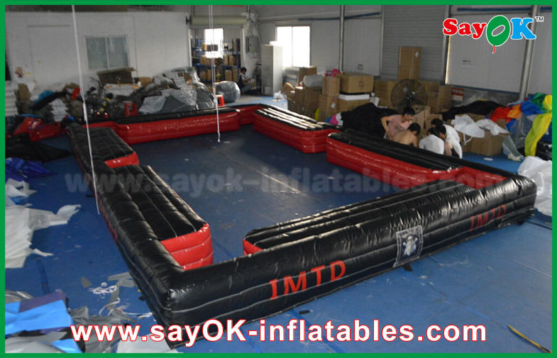 Inflatable Bowling Game Black Snookball Inflatable Sports Games Foot ...