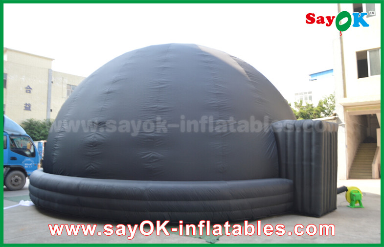 Black Blow Up Inflatable Mobile Planetarium Dome Projection Tent With ...