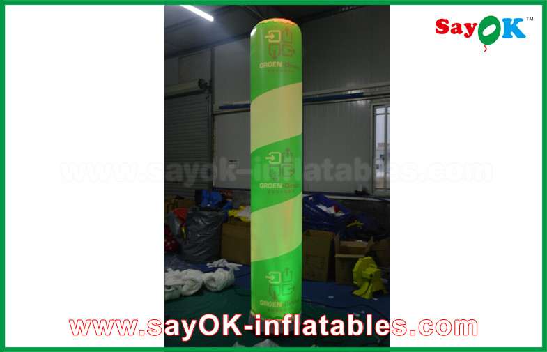 Custom Led Light Inflatable Pillar , Outdoor Inflatable Decorations ...