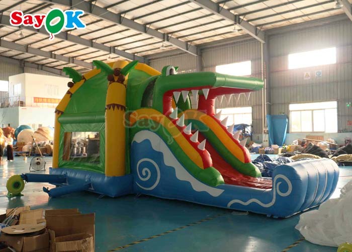 Inflatable Slip And Slide Inflatable Bounce House Kids Jumping Bouncy ...