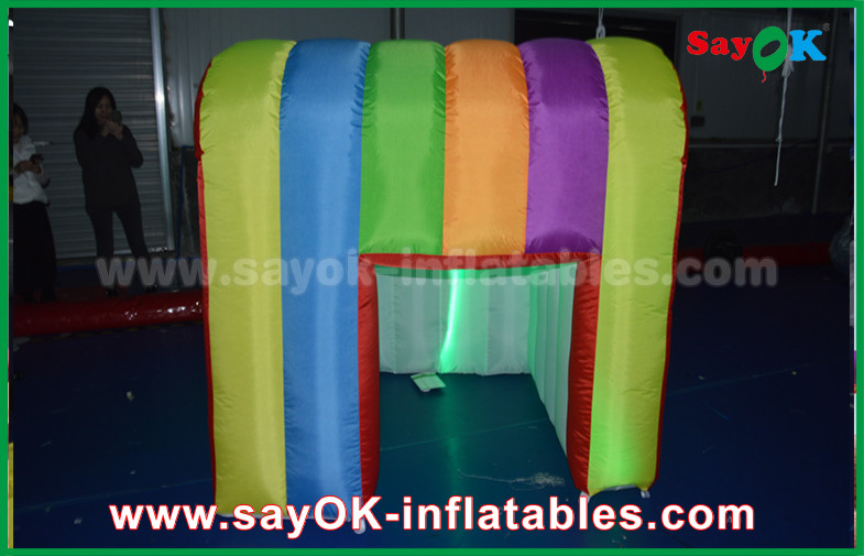 Inflatable Party Tent Rainbow Colorful Colors Inflatable Photo Booth ...