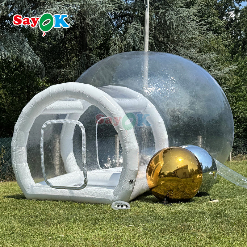 Sayok Portable Inflatable Bubble Tent House Blow up Bubble House for Kids