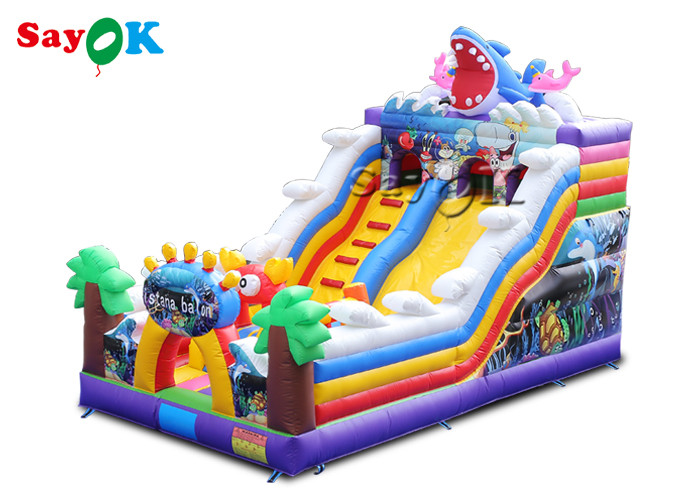 Inflatable Bouncy Slide Commercial Jumbo Inflatable Jumper Slide Combo ...