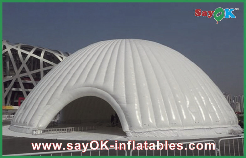 Commercial White Portable LED Disco Lighting Inflatable Igloo Tent ...
