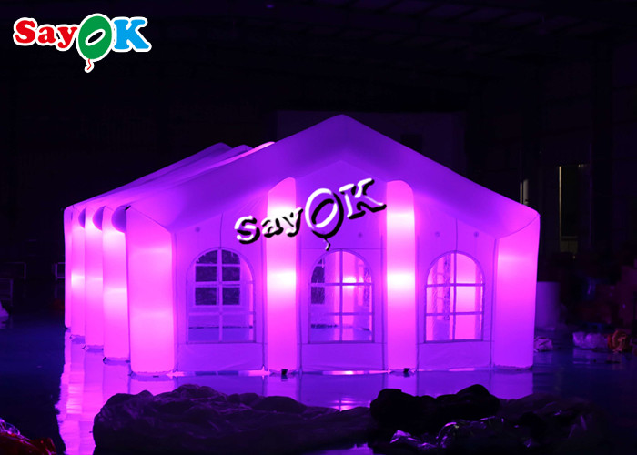 Inflatable House Tent Custom White Oxford Cloth Inflatable Wedding ...