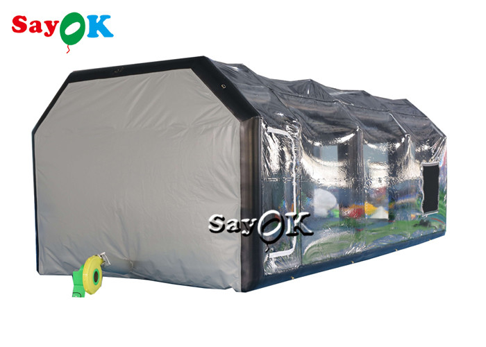 Clear Inflatable Tent 8x4x3mH Black Portable Inflatable Air Tent ...