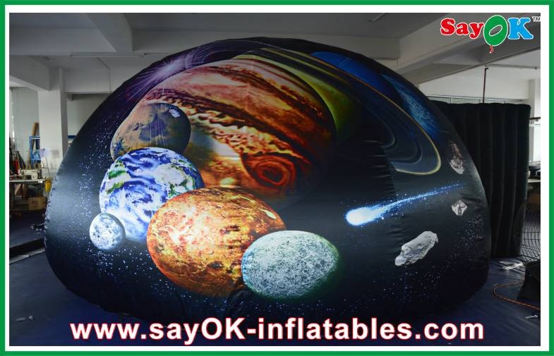 Inflatable Air Dome Projection Tent Black Inflatable Planetarium Dome ...