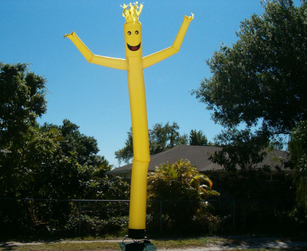 Mini Air Dancer Red / Orange / Blue Inflatable Air Dancer / Sky Dancer ...