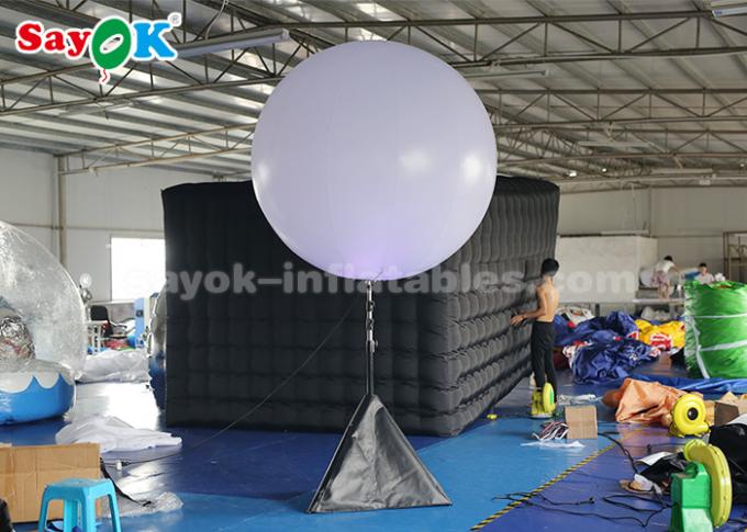Inflatable LED Tripod Balloon With Halogen Or RGB Light For Event ...