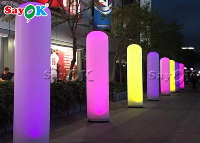 Custom LED Inflatable Column Pillar For Wedding / Stage / Party ...