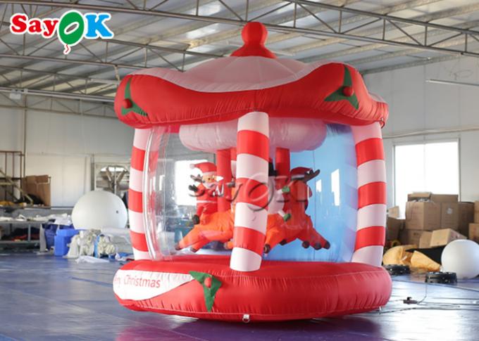 Customized 3m Outdoor Inflatable Christmas Carousel